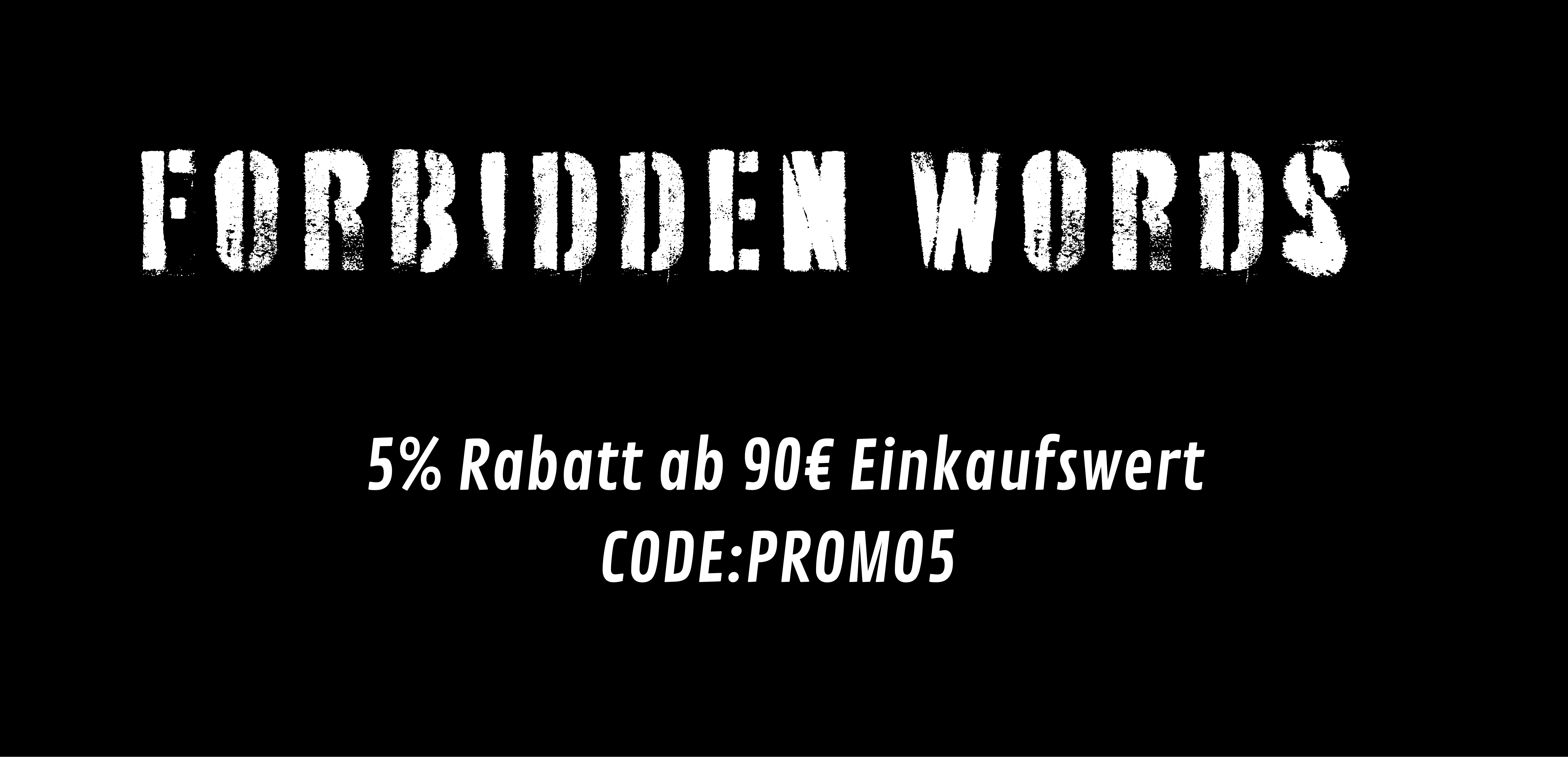 Forbidden Words – Forbidden Words